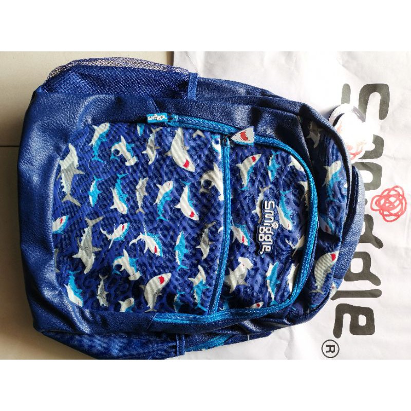 Smiggle Primary Bagpack Shark Blue | Shopee Philippines