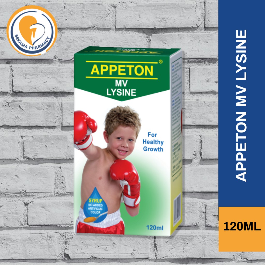 APPETON MULTIVITAMIN LYSINE SYRUP 120ML [EXP: 6/2025] | Shopee Philippines