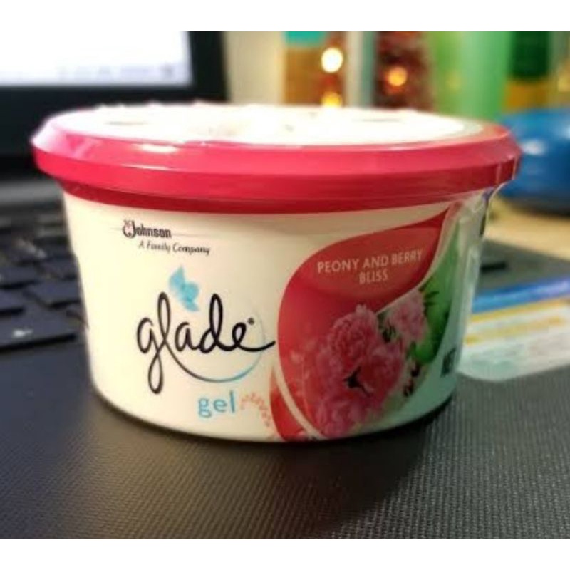 glade car gel freshener peony berry bliss scent 70grams | Shopee ...