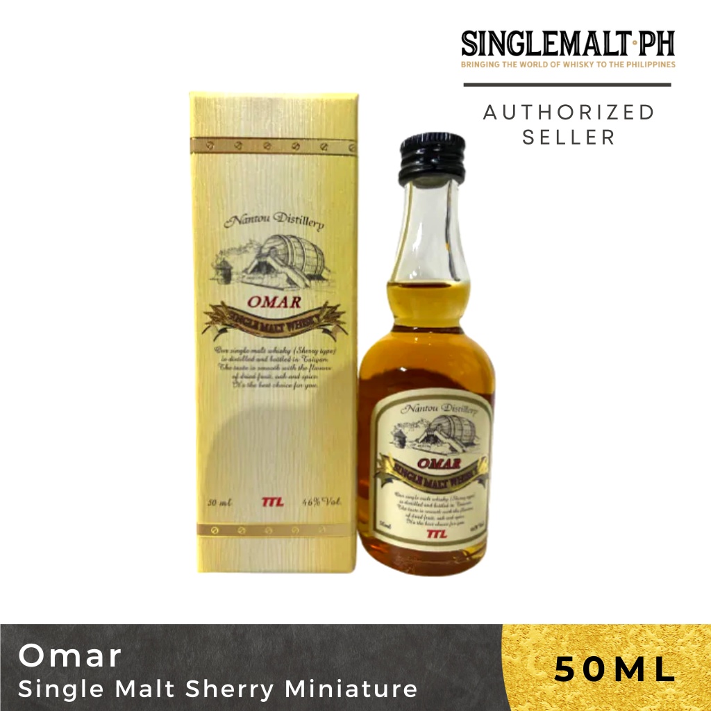 Omar Single Malt Whisky Sherry Miniature 5cl | Shopee Philippines