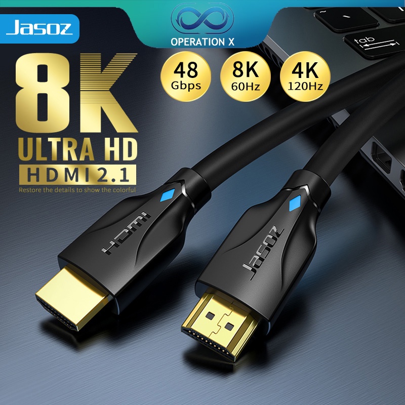 8K HDMI Cable HDMI 2.1 Ultra High Speed 4K/120Hz HDR Cable for ...