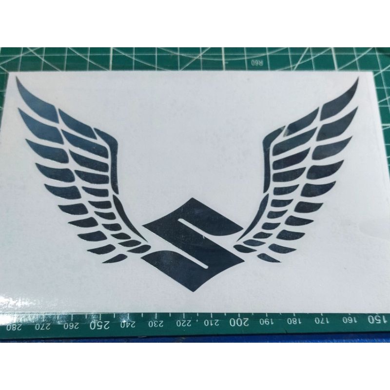 suzuki wings logo sticker gold silver | Shopee Philippines
