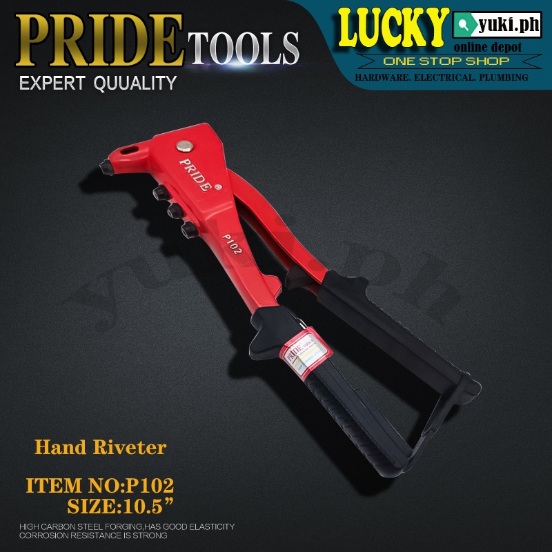 P102 PRIDE Hand Riveter (10.5") | Shopee Philippines