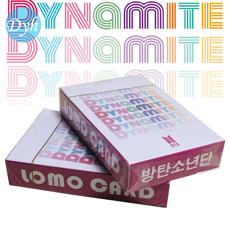 BTS Lomo Card 54pcs/box Dynamite Album HD Photo Card Collective Cards ...