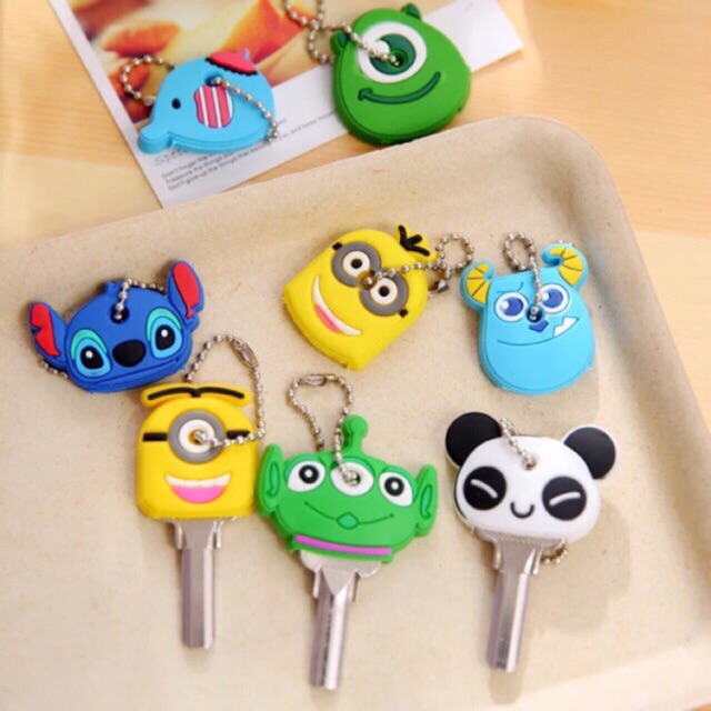 Character Keychain Key Cap Saver Cover | Shopee Philippines