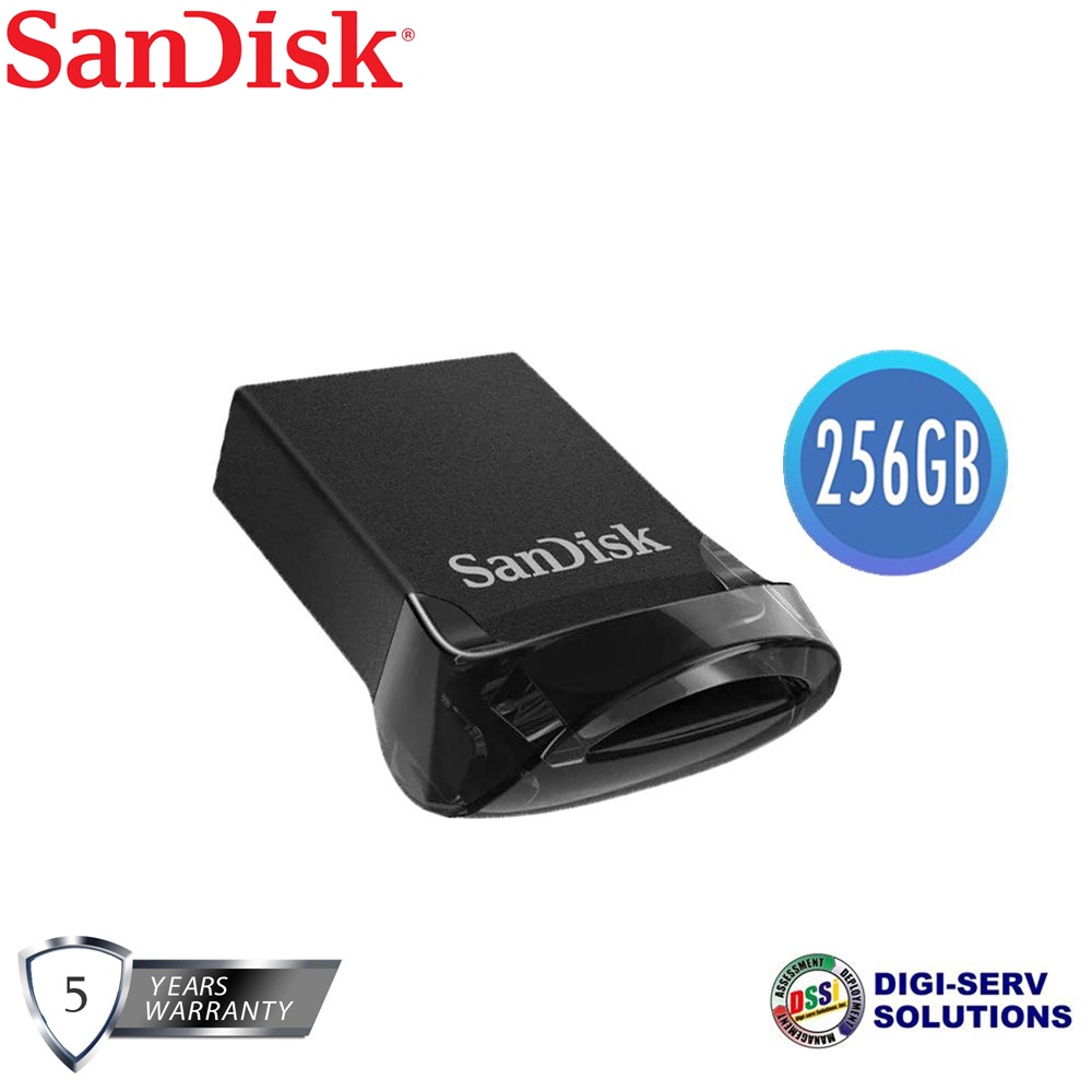 Sandisk Ultra Fit 256GB (SDCZ430-256G-G46) USB 3.1 Flash Drive (New ...