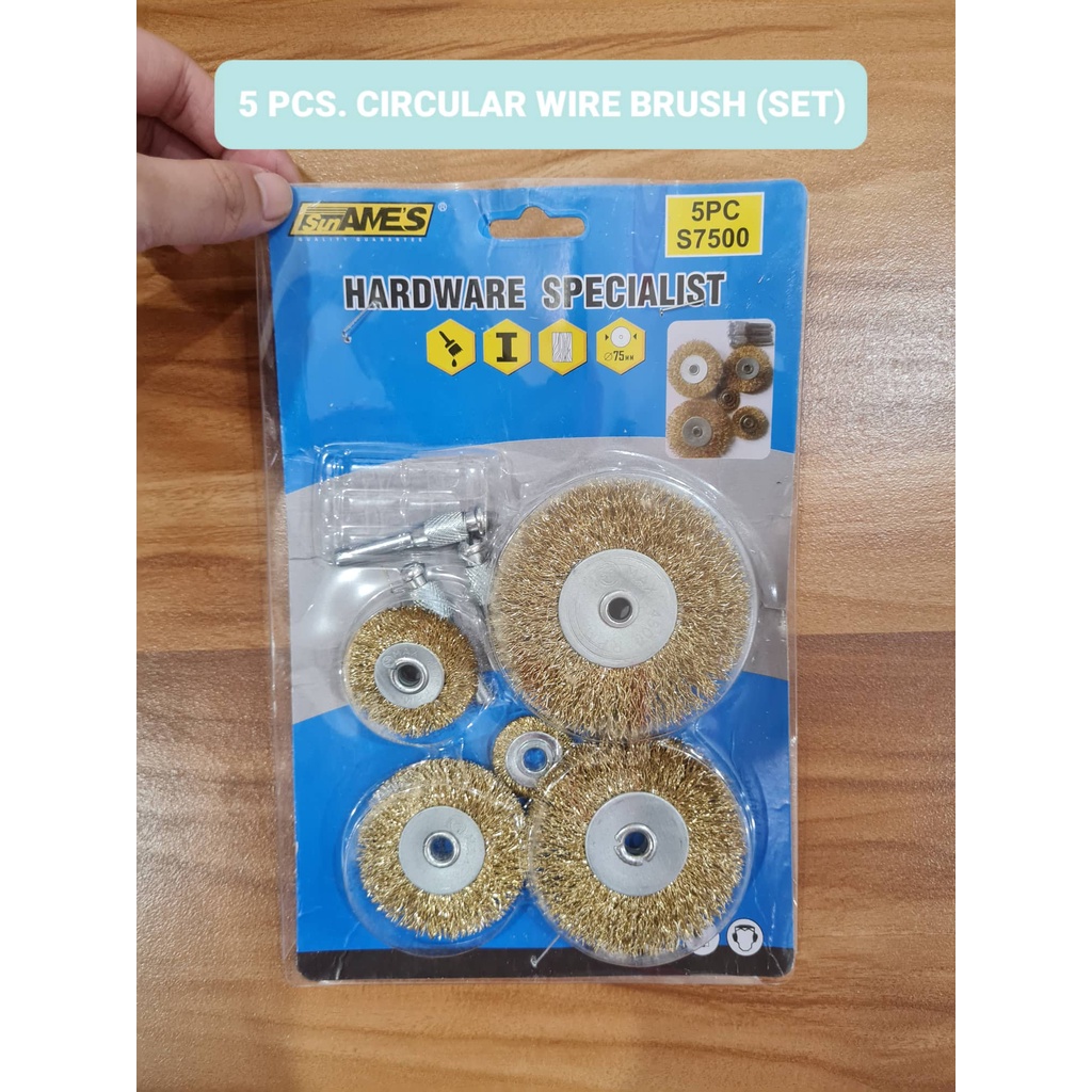 8 pcs Wire Brush Set Electric Drill Wire Brush Flat Steel Wire Wheel ...
