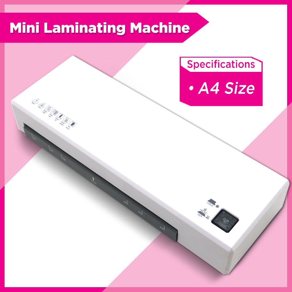 Mini Laminator A4 Size Laminating Machine Fast Pre-Heating | Shopee ...