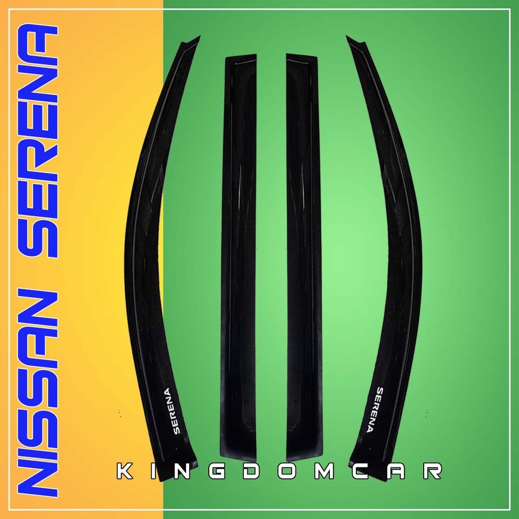 Rain Guard for Nissan Serena ( Black ) Window Door Visor | Shopee ...