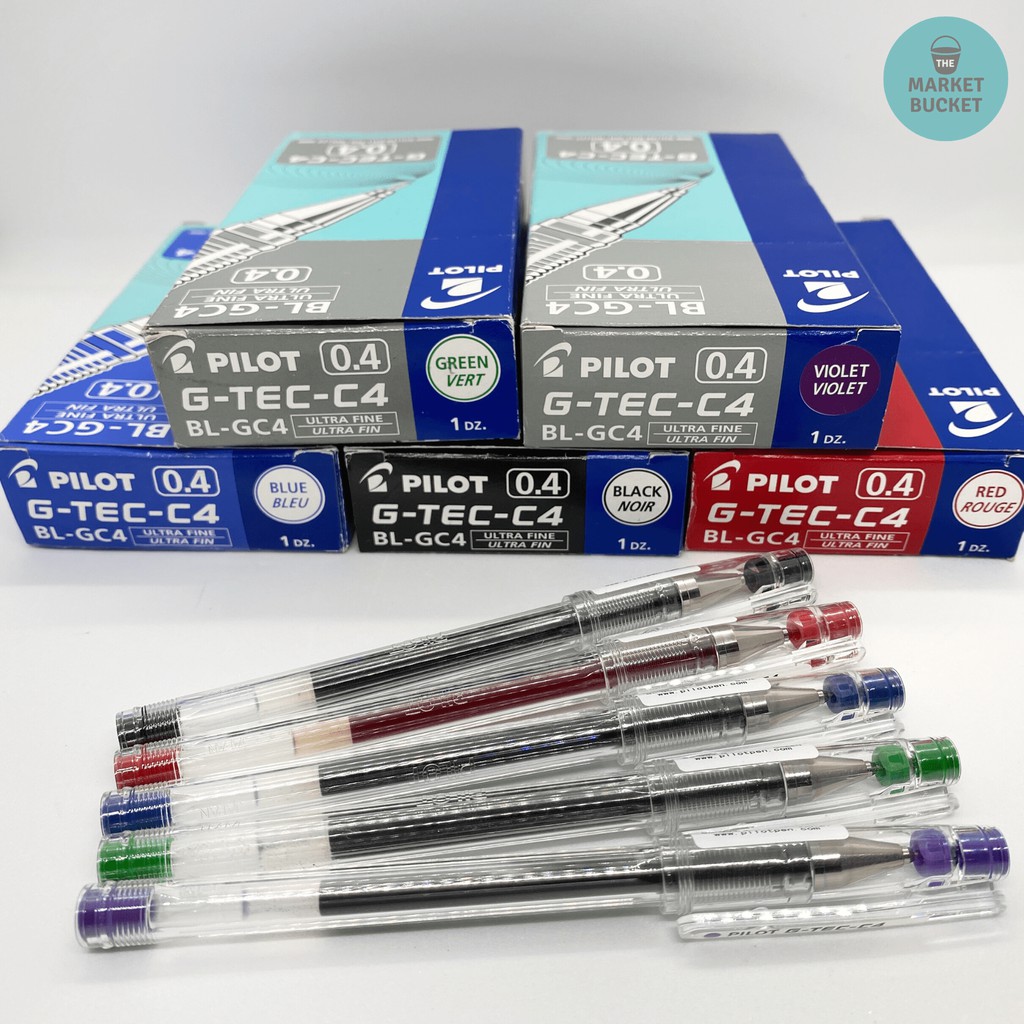 Pilot G-Tec C3/C4/C5 Ultra Fine Pen (Sold by Piece) | Shopee Philippines
