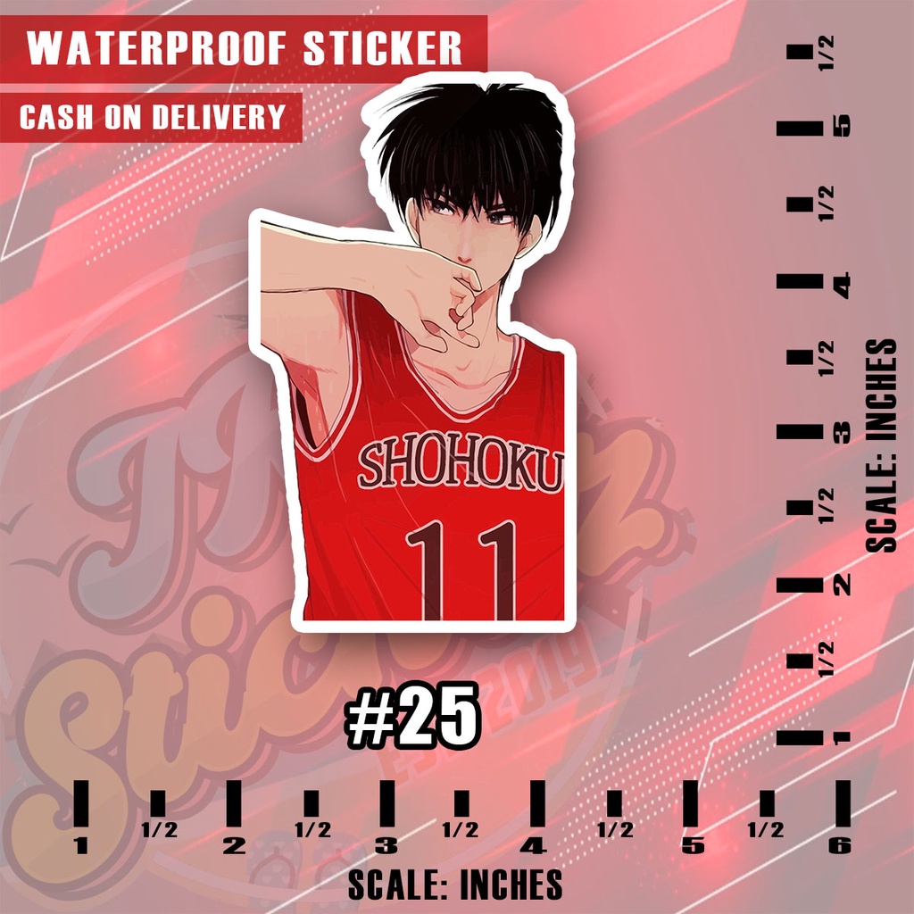 Slam Dunk, Shohoku, Anime Inspired Stickers | Vinyl | JRP Stickaz ...