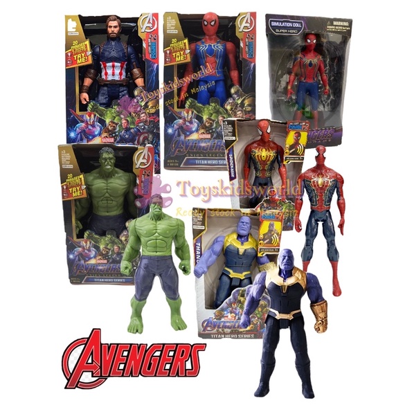 Avengers SUPER Heroes SpiderMan / Iron Man Hulk Iron Man Captain ...