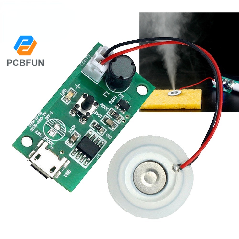 Pcbfun D20Mm 113Khz Ultrasonic Mist Maker Atomizing Fogger Ceramic ...