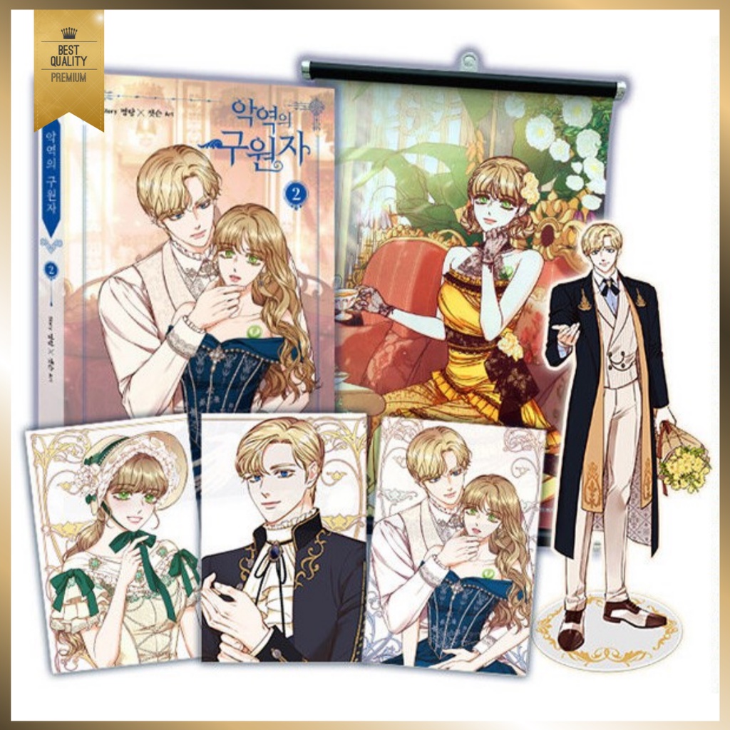 🇰🇷The Villain's Savior 1-2, Korean Webtoon, Romance Fantasy Comic Books ...