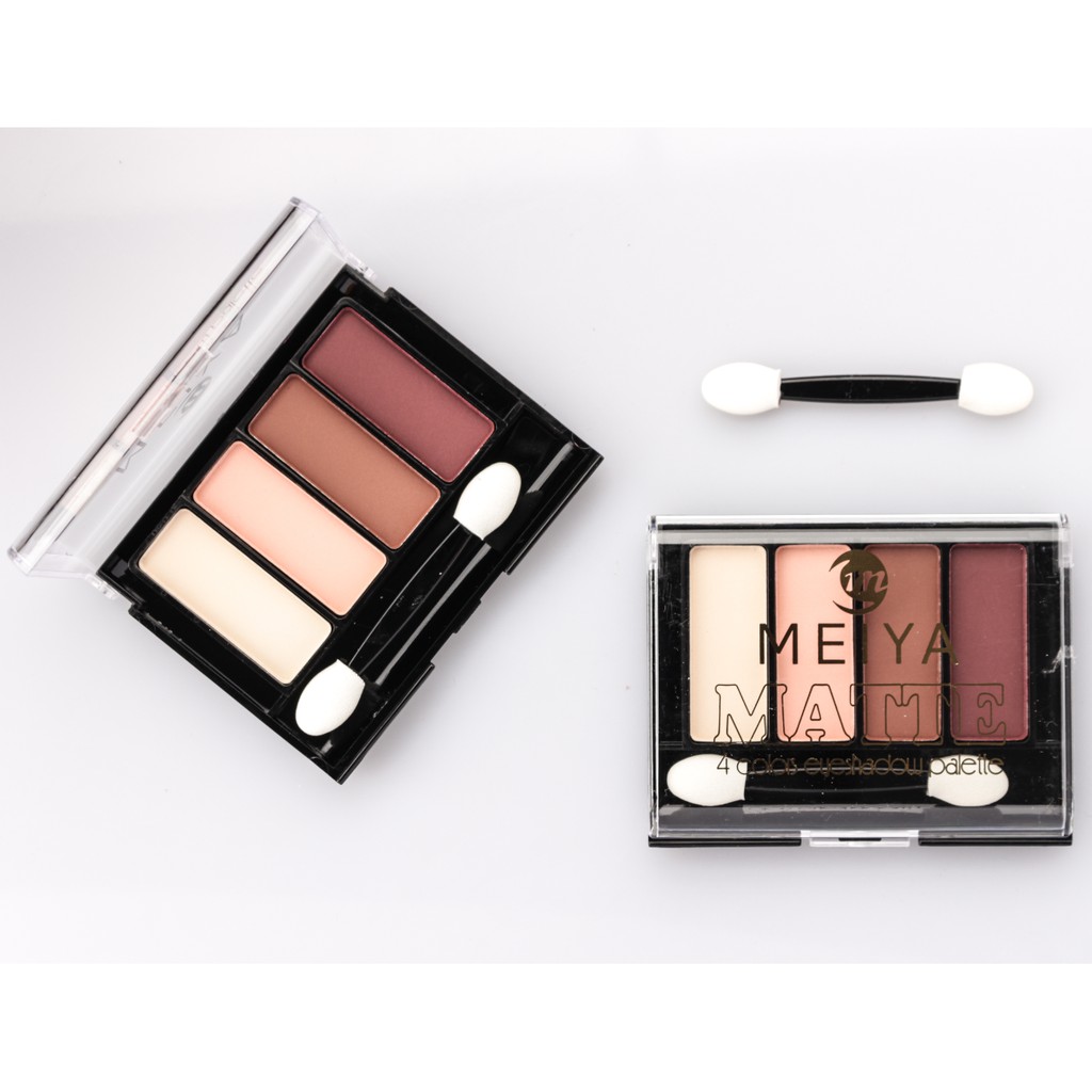 MEIYA MATTE 4 COLORS EYESHADOW PALETTE (ME-3015) | Shopee Philippines