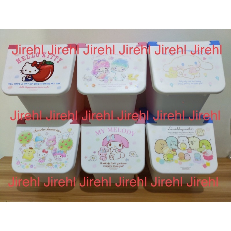Sanrio Character Large Stackable Storage Box (Flip Type - New Design ...