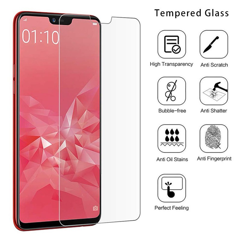 Tempered Glass OPPO A3S A12 A5S A52 A5 A9 2020 A16 A17 A57 A98 A94 F11 ...