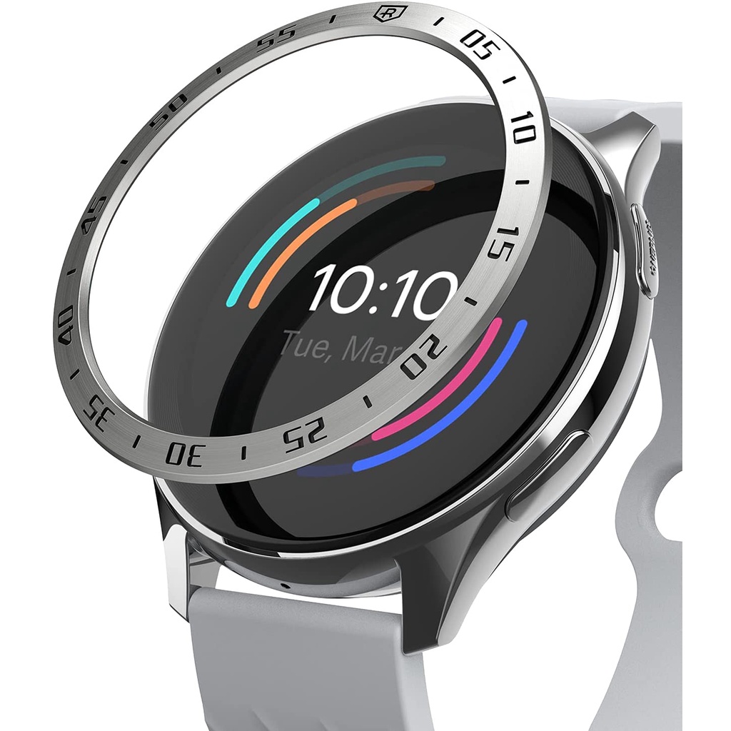 Ringke Bezel Styling for OnePlus Watch 46mm Adhesive Frame Ring Cover ...
