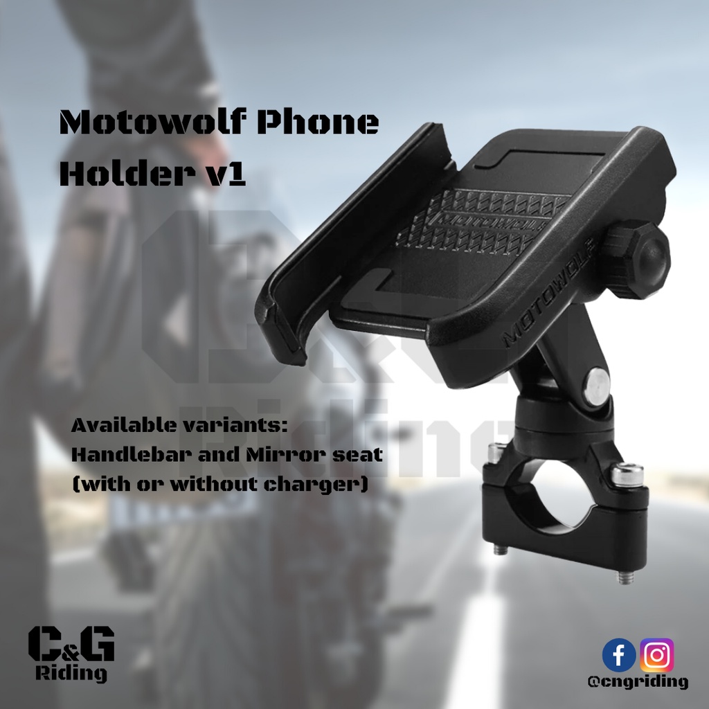 Motowolf Cellphone Holder v1 | Motorcycle Phone Holder | CP Holder ...