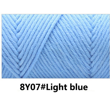【Real 100g】Yarn 100g Milk Cotton Yarn Wool 8 ply Thread for Knitting ...