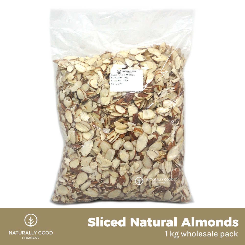 Sliced Natural Almonds (1 kg wholesale pack) | Shopee Philippines
