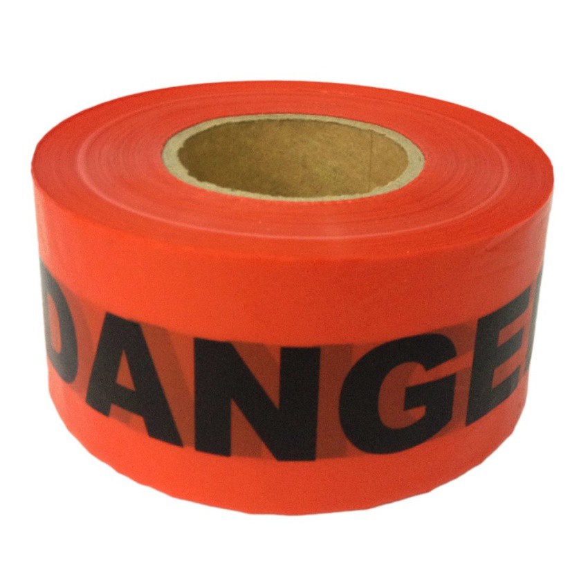 DANGER TAPE 3" X 300 METER X 5 DENSITY THICKNESS | Shopee Philippines