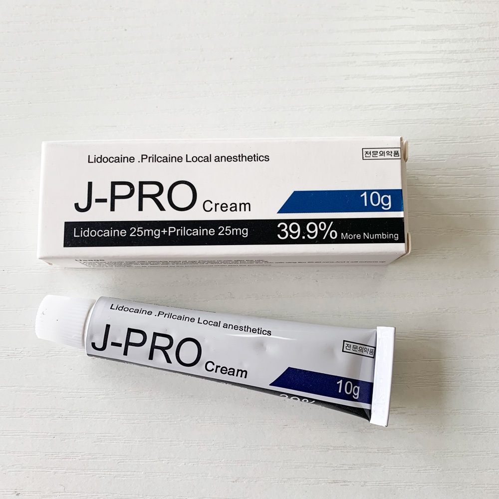 J-Pro Numb Cream Numbing Tattoo Pain Relief Makeup Permanent 10G ...