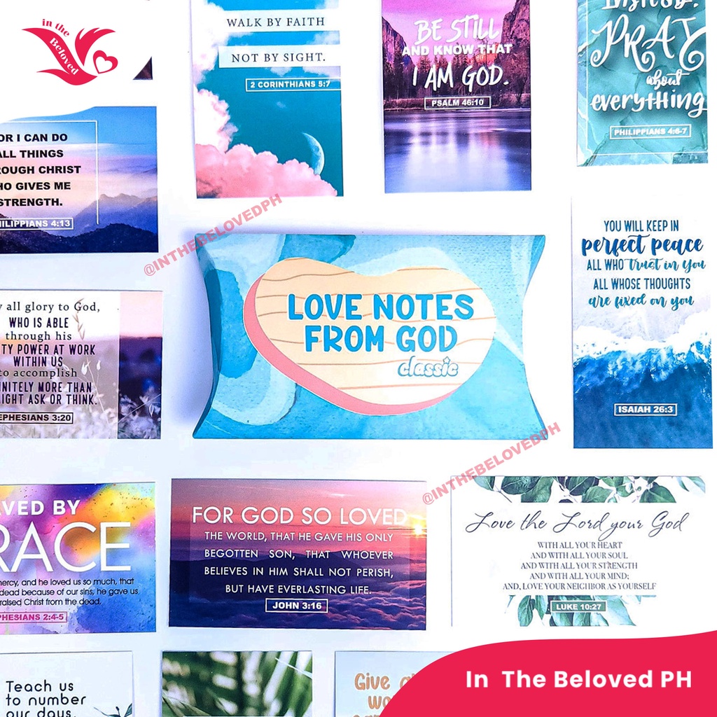 Love Notes From God: Classic Bible Verse Card Pack | Shopee Philippines