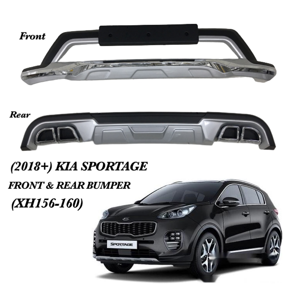 OC KIA SPORTAGE FRONT AND REAR BUMPER NUDGE 2018 2019 2020 2021 2022 ...