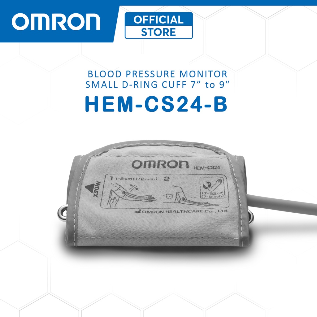 Omron HEM-CS24 Small Arm Cuff Type B for Automatic Upper Arm Blood ...