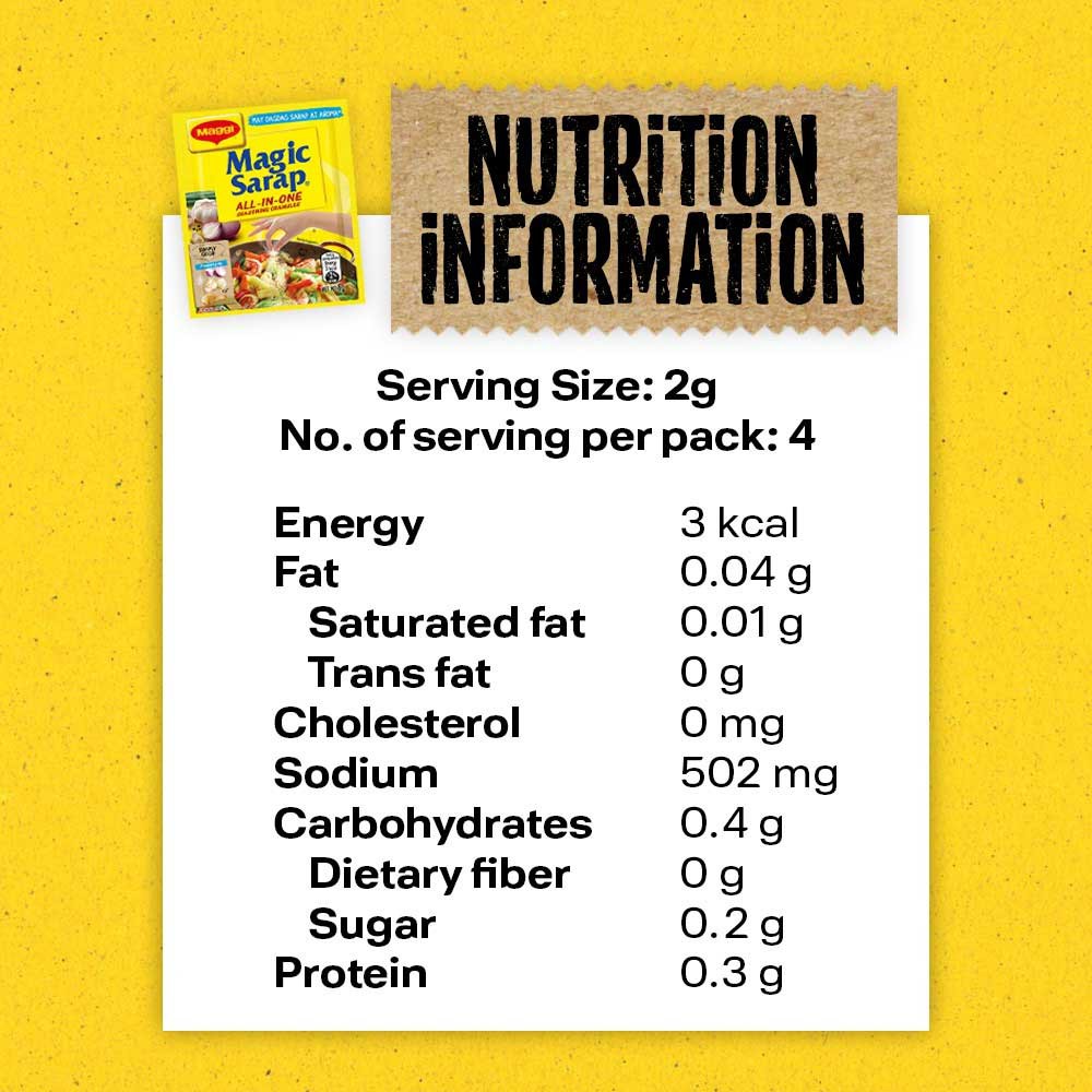 Maggi Magic Sarap All-In-One Seasoning Granules 8g Pack of 16 | Shopee ...