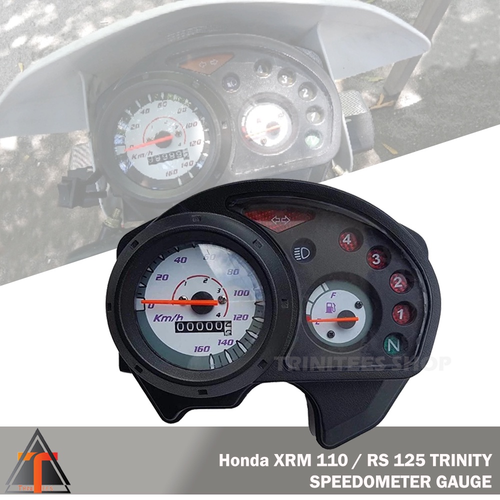 Honda XRM 110 / RS 125 TRINITY Speed Meter Gauge Assy Speedometers ...
