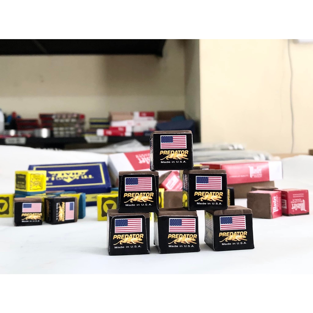 6 pcs. Original Predator Cue Chalk / tisa ng tako sa bilyaran | Shopee ...