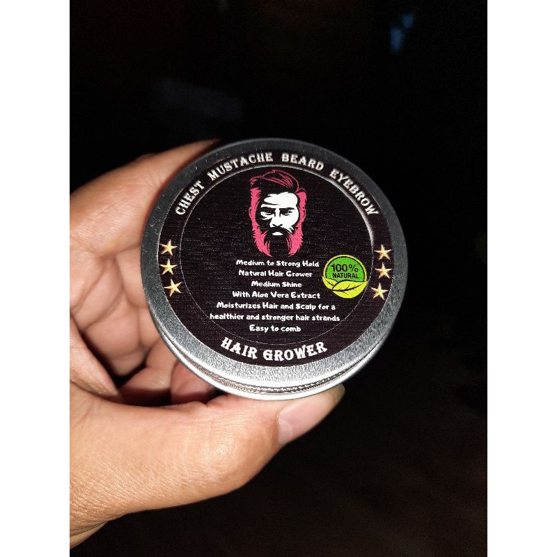 BEARD POMADE (CHEST, MUSTACHE, BEARD, HAIR, EYEBROW) | Shopee Philippines