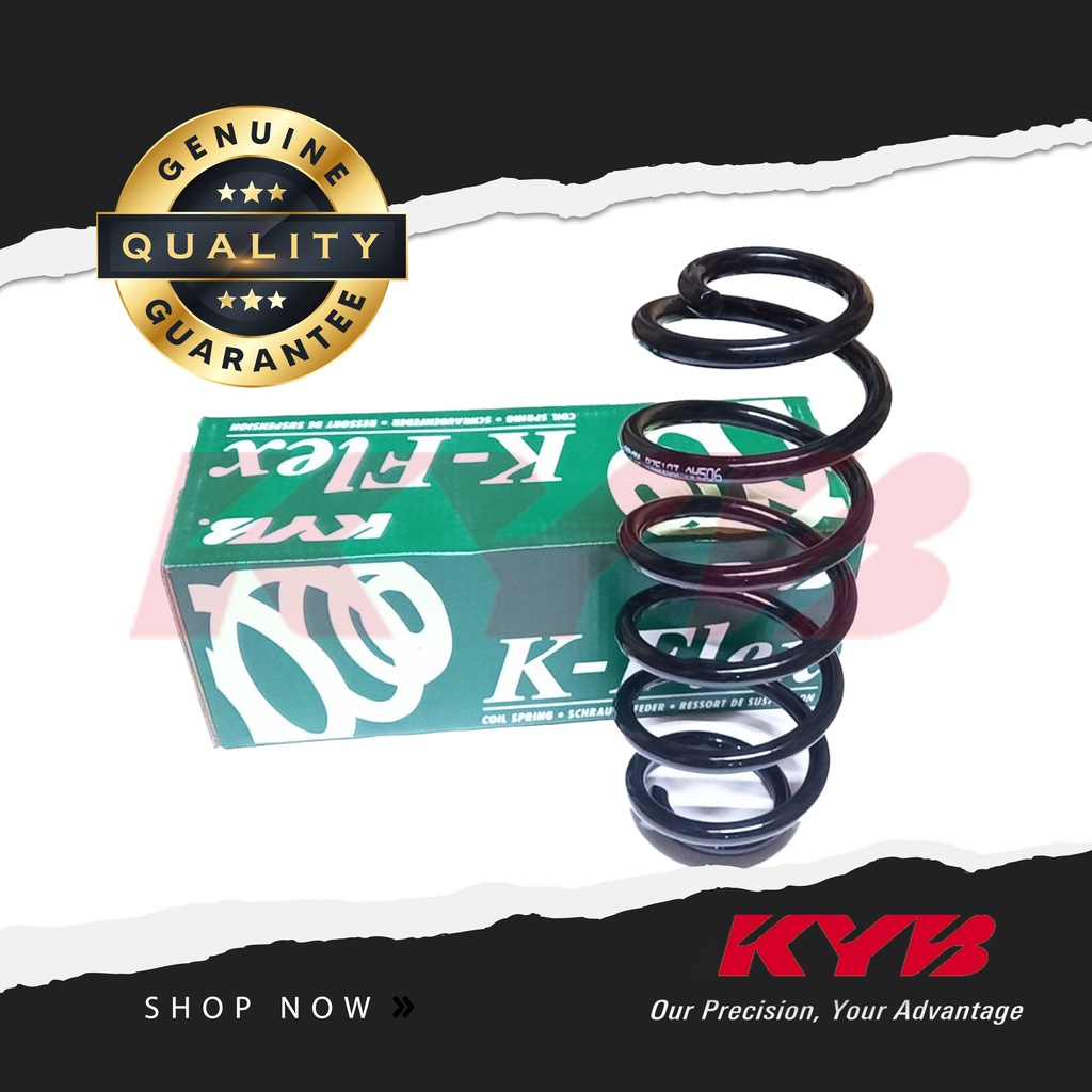 KYB KAYABA (2pcs) K-Flex Coil Spring (Rear) for Toyota Vios / Yaris ...