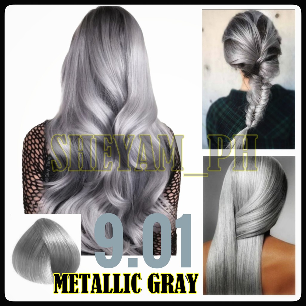 BREMOD 9.01 METALLIC GRAY/GREY - SET - With OXIDIZING/DEVELOPING CREAM ...