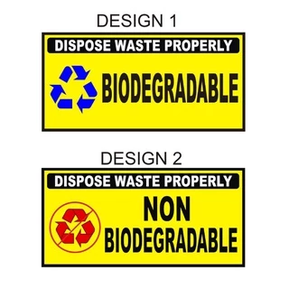 Shop non biodegradable signage for Sale on Shopee Philippines