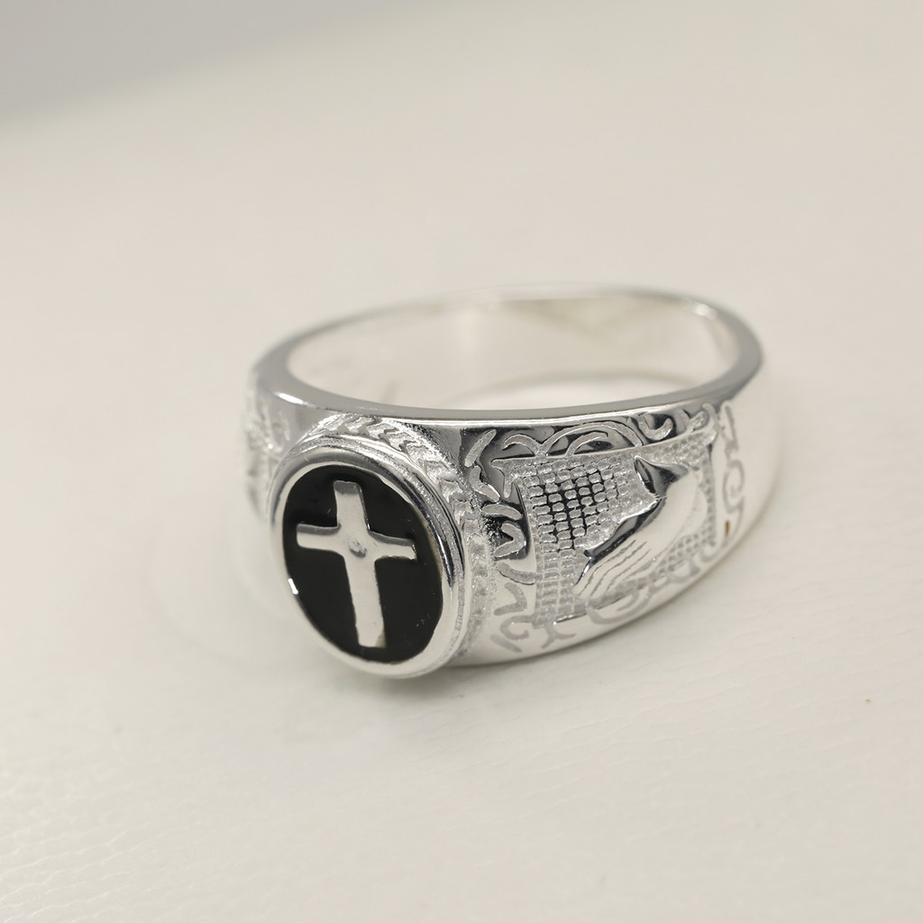 Morning Star Top Silver Mr085 925 Italy Silver Fashion Mens Ring RMS250 ...