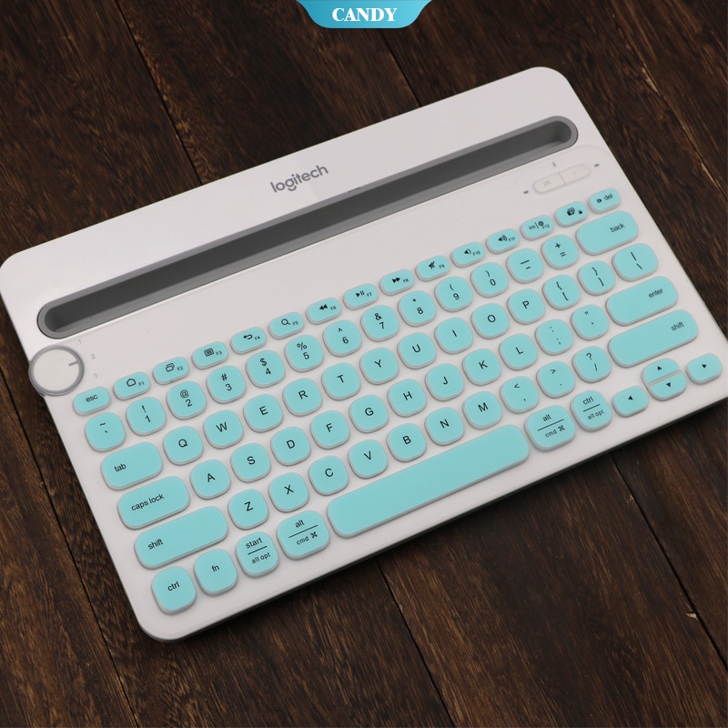 Logitech Bluetooth Wireless Keybord K480 Keyboard Cover Protector Silicone Cover Colorful