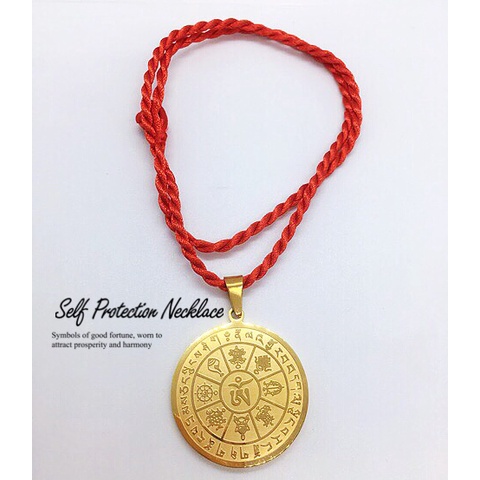 Fengshui Self Protection Pendant/Necklace (8 Auspicious Objects ...