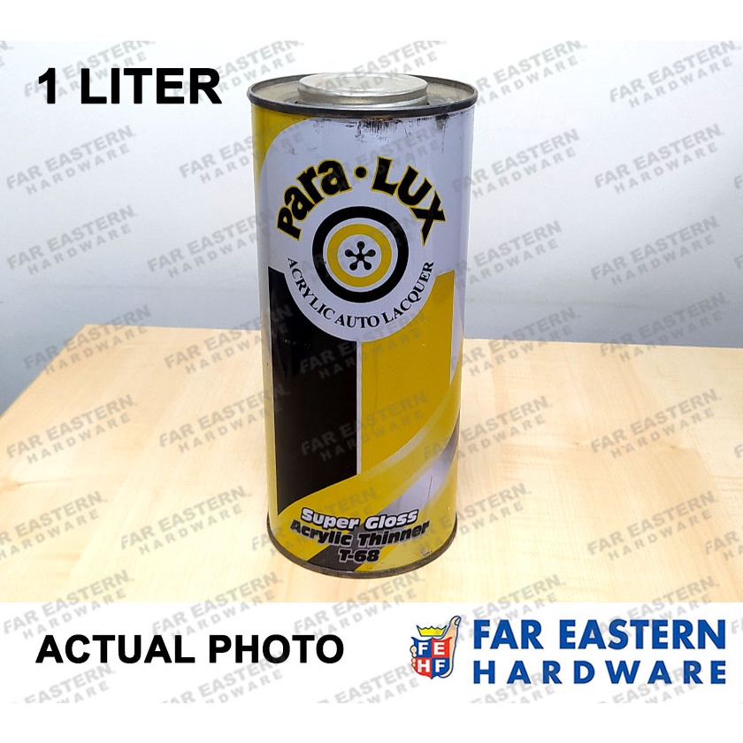 PARA LUX Super Gloss Acrylic Thinner 1L | 4L PARALUX | Shopee Philippines
