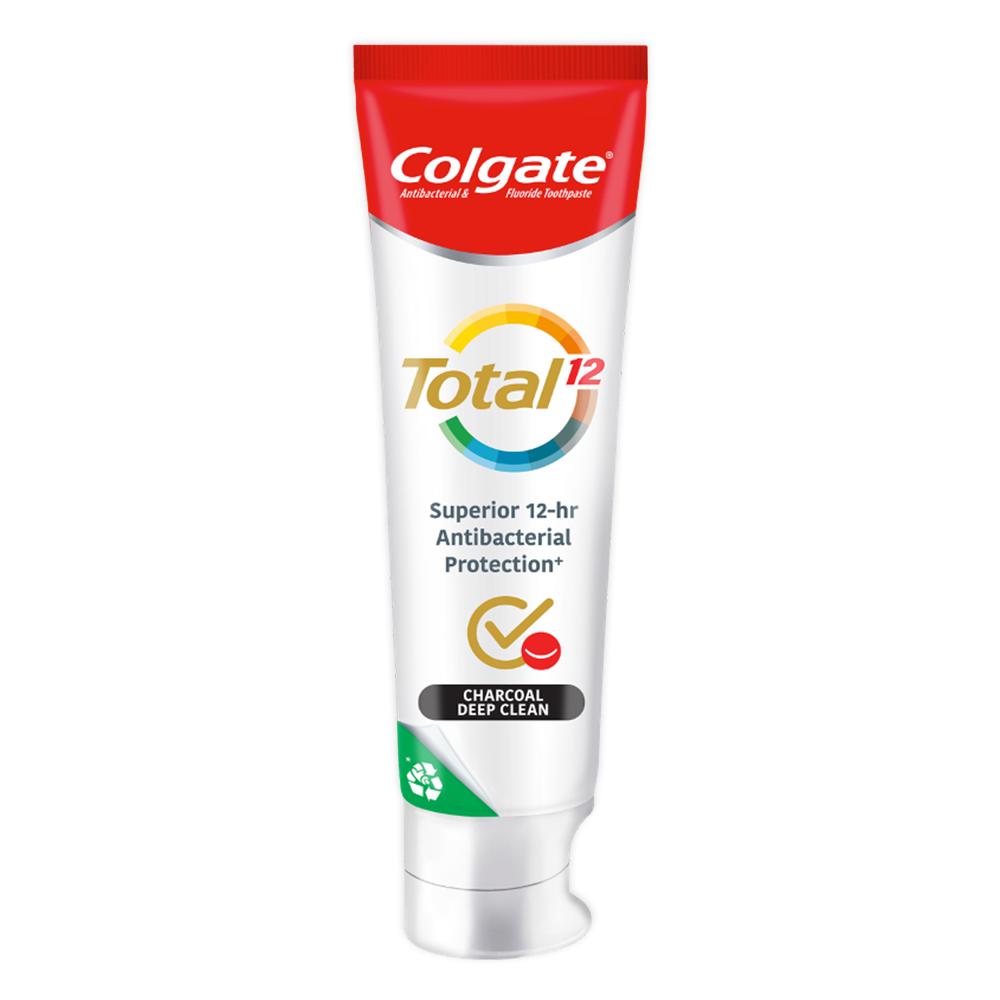 Colgate Total 12 Charcoal Deep Clean Multi-Benefit Toothpaste 150g ...
