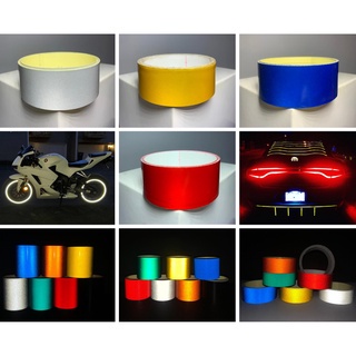 Reflectorized sticker 1/2/3/4 Inches x 20/30 FT Warning devices ...