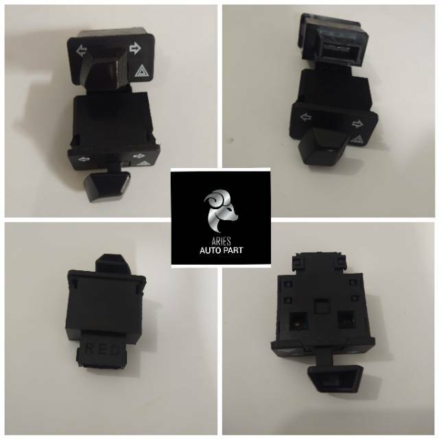 TOMBOL 3cm Size/TURING SEN HAZARD/TURING Button Switch (BEAT NEW FI ...