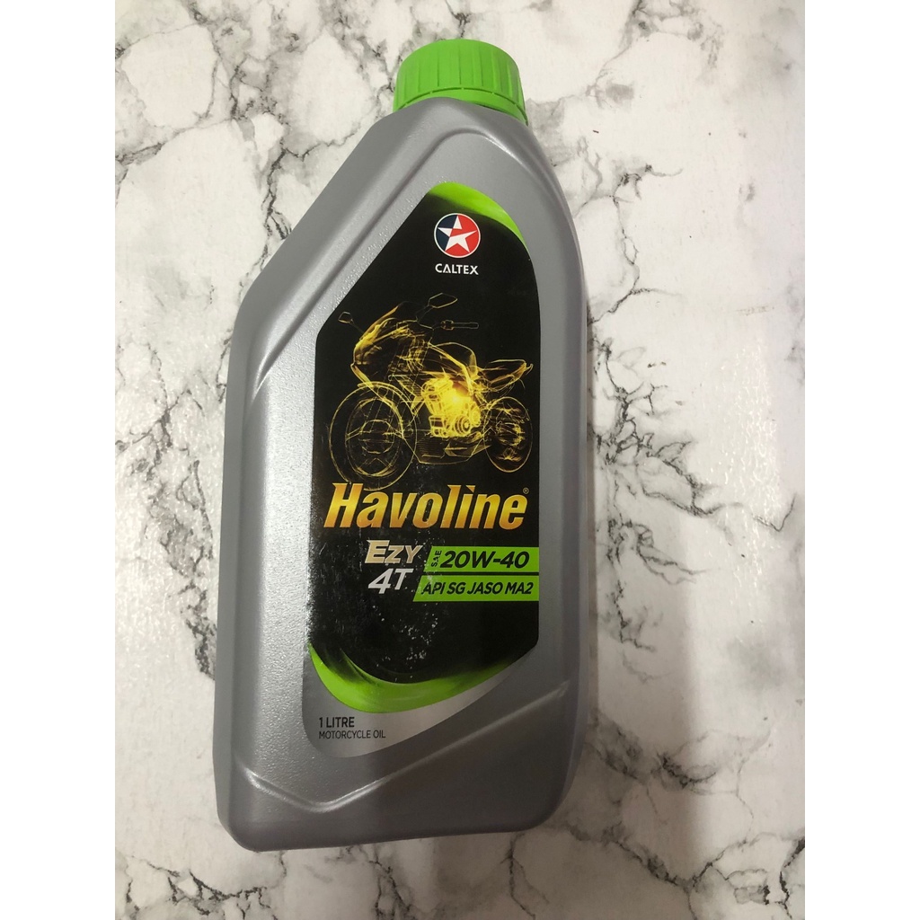 Havoline EZY 4T SAE 20W40 1 Liter | Shopee Philippines
