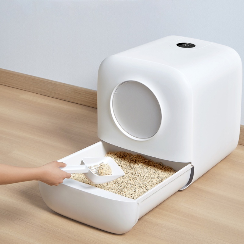 Automatic Smart Cat Litter Box Self Cleaning Cat Toilet Deodorant Fully