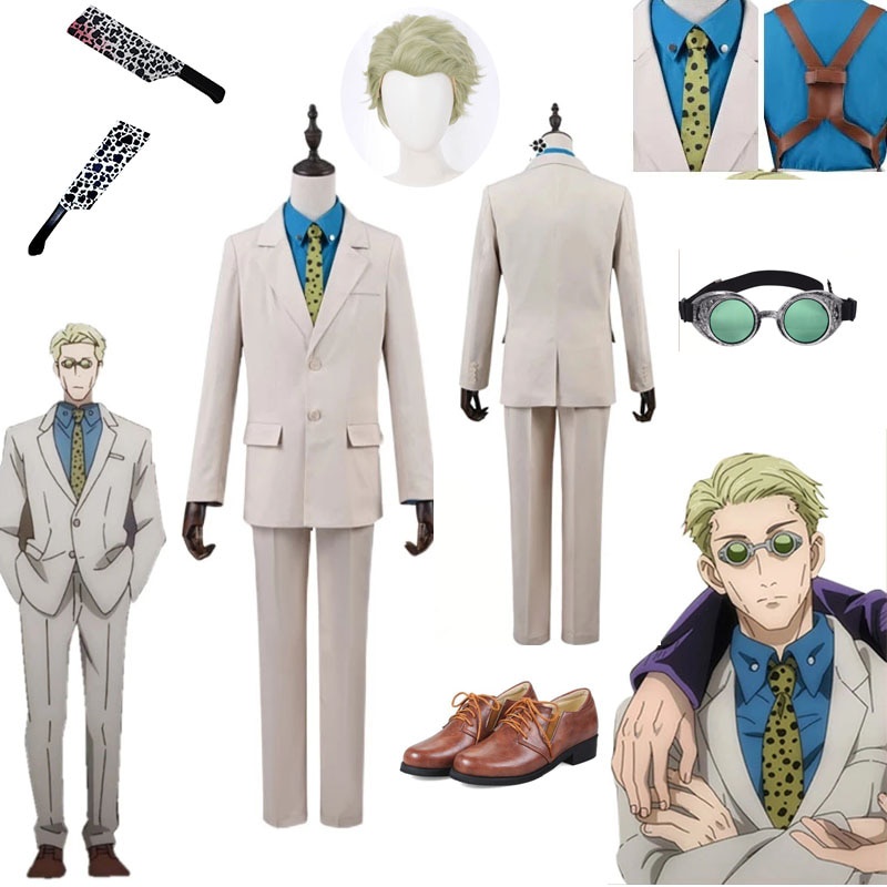 Anime Jujutsu Kaisen Nanami Kento Cosplay Costume Suit Belt Glasses ...