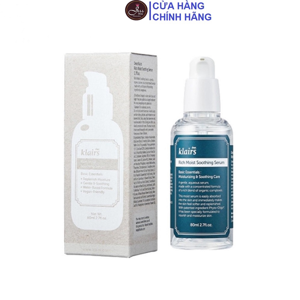 Dear Klairs Rich Moist Soothing Serum 80ml | Shopee Philippines