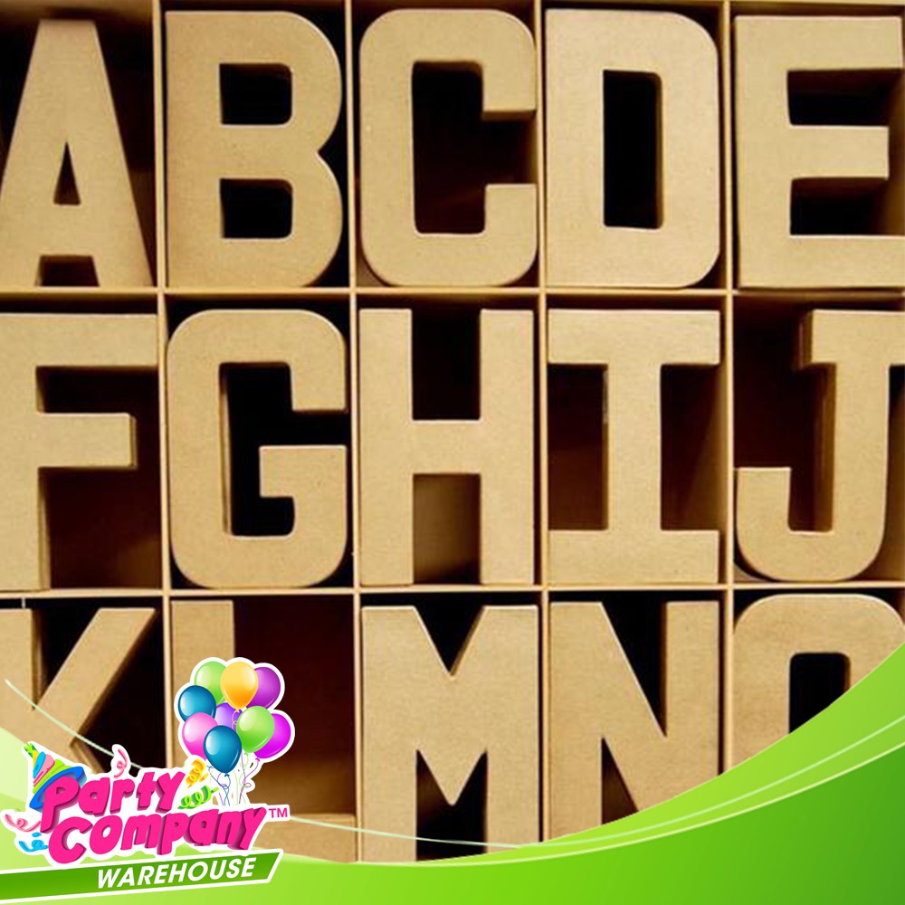A-T 8inch Party Décor Cardboard Letter Standee | Shopee Philippines
