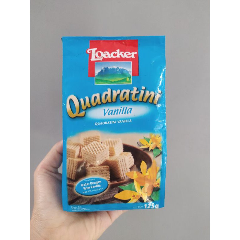 Loacker Quadratini vanilla 125gr | Shopee Philippines
